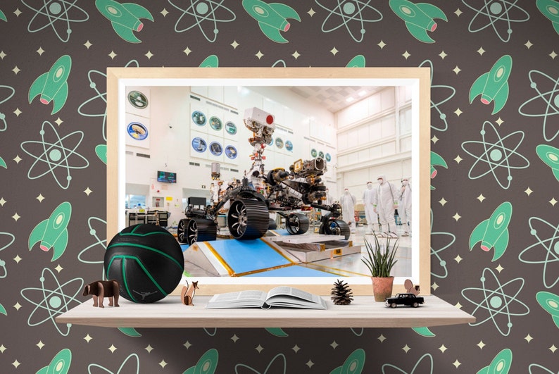 Mars Perseverance Rover Art Print Mars Mission Rover - Etsy