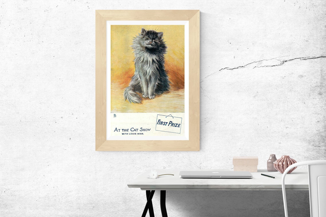First Prize Cat Show First Cat Show First Show Cat Prize - Etsy Israel