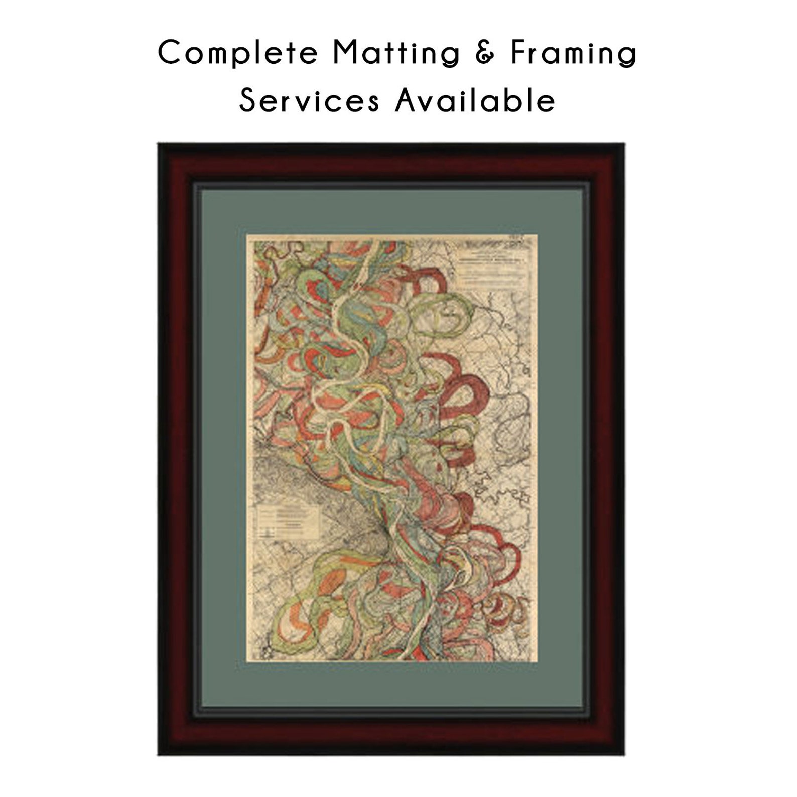 Mississippi River, Meander Belt, Harold Fisk Map, River Meander ...