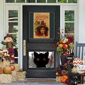 Black Cat, Halloween Decorations, Halloween Cat, Black Cat Halloween ...