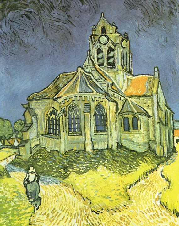 Vincent Van Gogh Church Church At Auvers" By Van Gogh LE GALLERIE