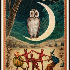 Quarter Moon, Owl Moon, Halloween Moon, Halloween Owl, Moon Owl, Owl ...
