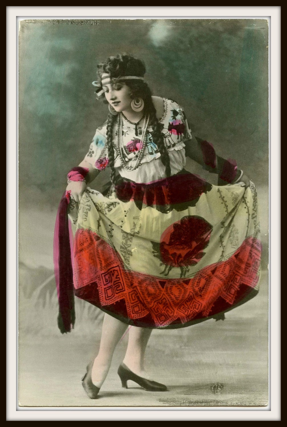 Spanish Dancer Print, Spanish Style, Gypsy Decor, Bohemian, Boho Chic ...