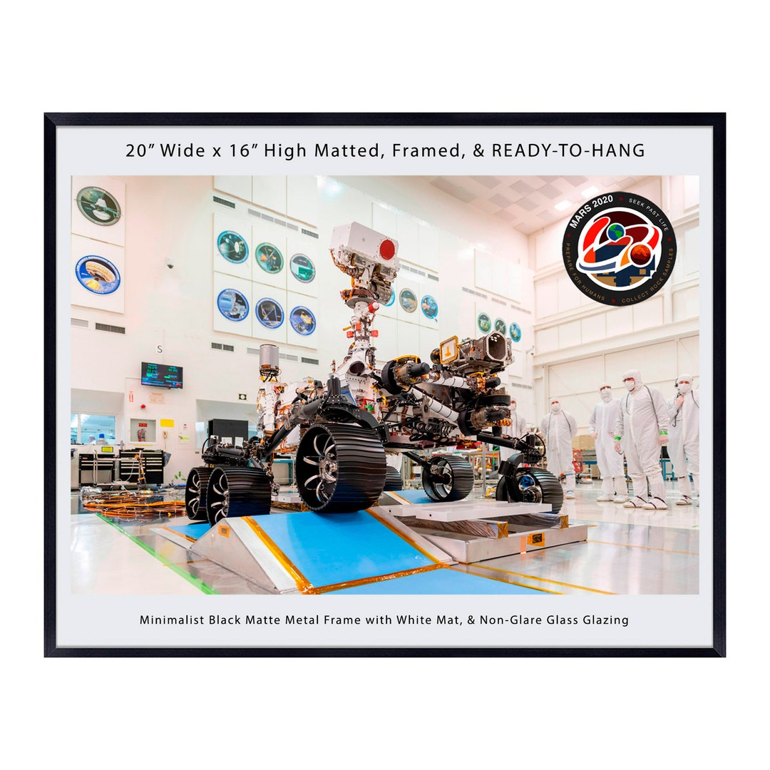 Mars, Perseverance Rover, Art Print, Mars Mission, Rover, 2021, NASA ...