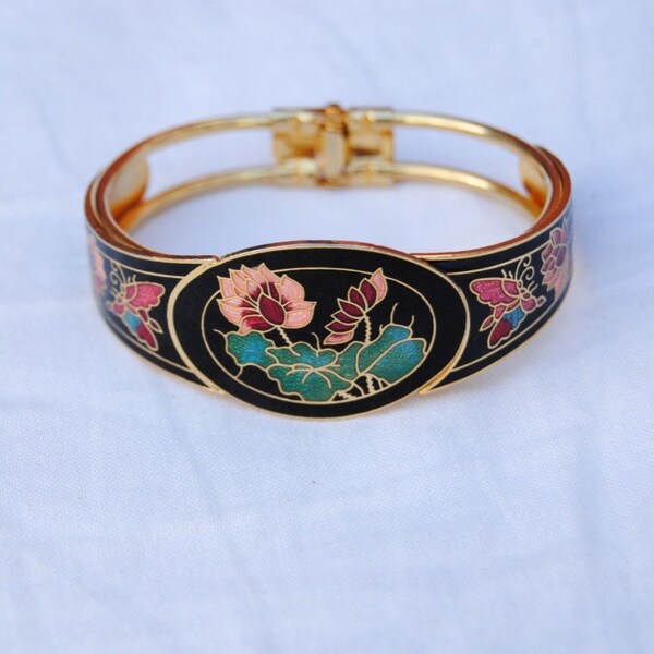 Enamel Cuff Bracelet - Etsy