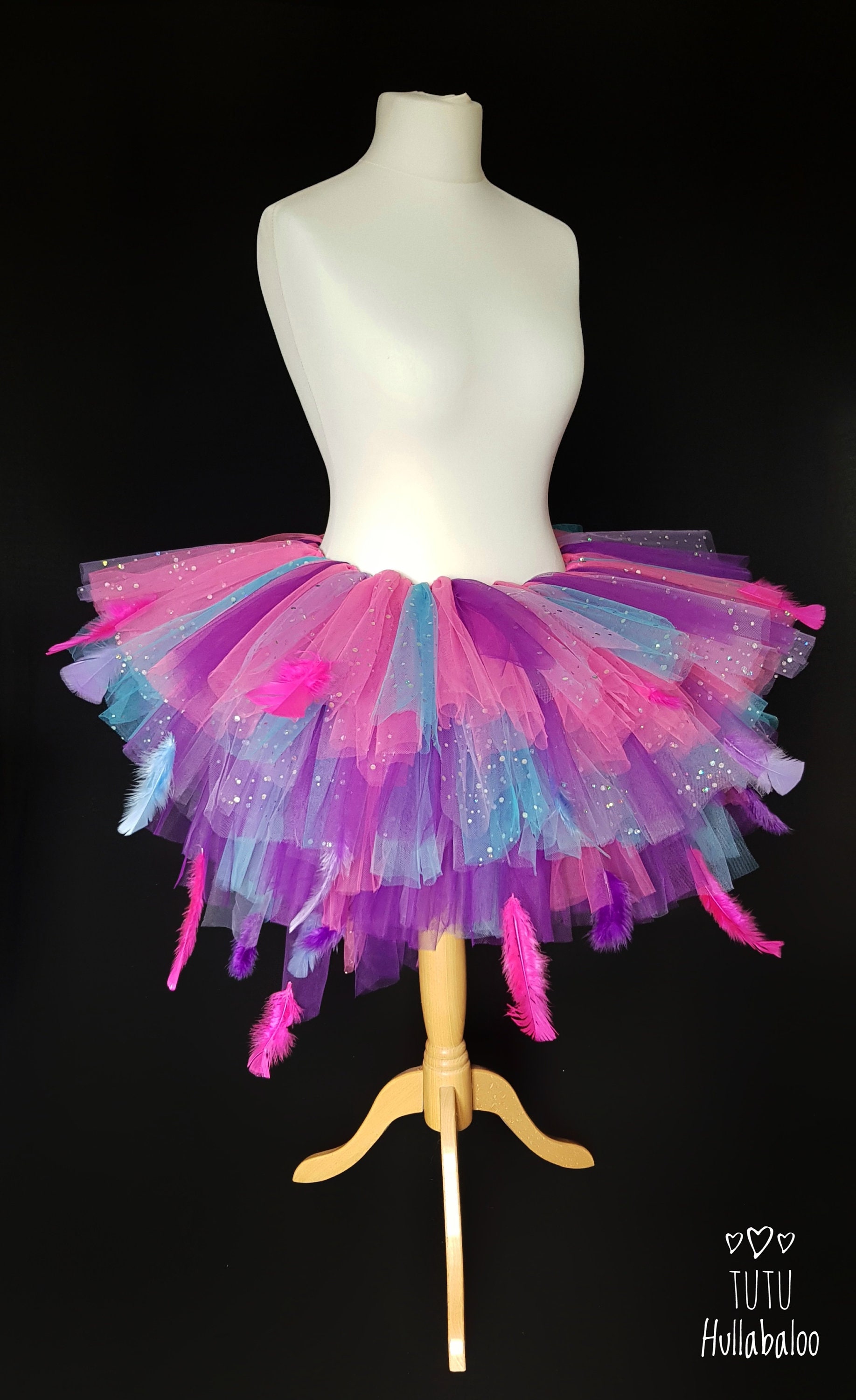 Purple Swan Tutu Adult Feather Tutu Hen Party Tutu Puffy - Etsy