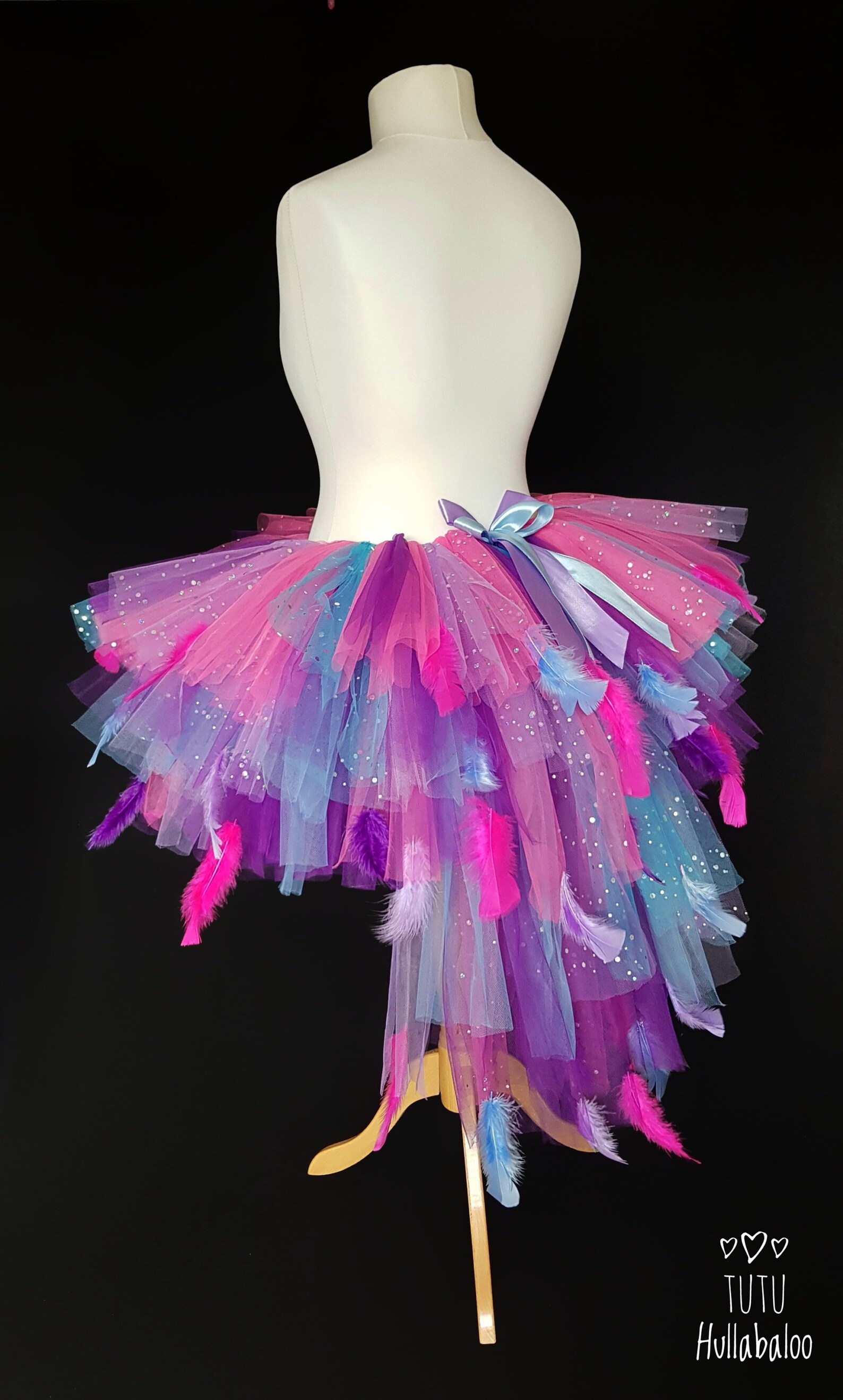 Purple Swan Tutu Adult Feather Tutu Hen Party Tutu Puffy - Etsy