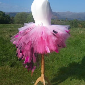 Purple Swan Tutu - Adult Feather Tutu - Hen Party Tutu - Puffy Adult ...