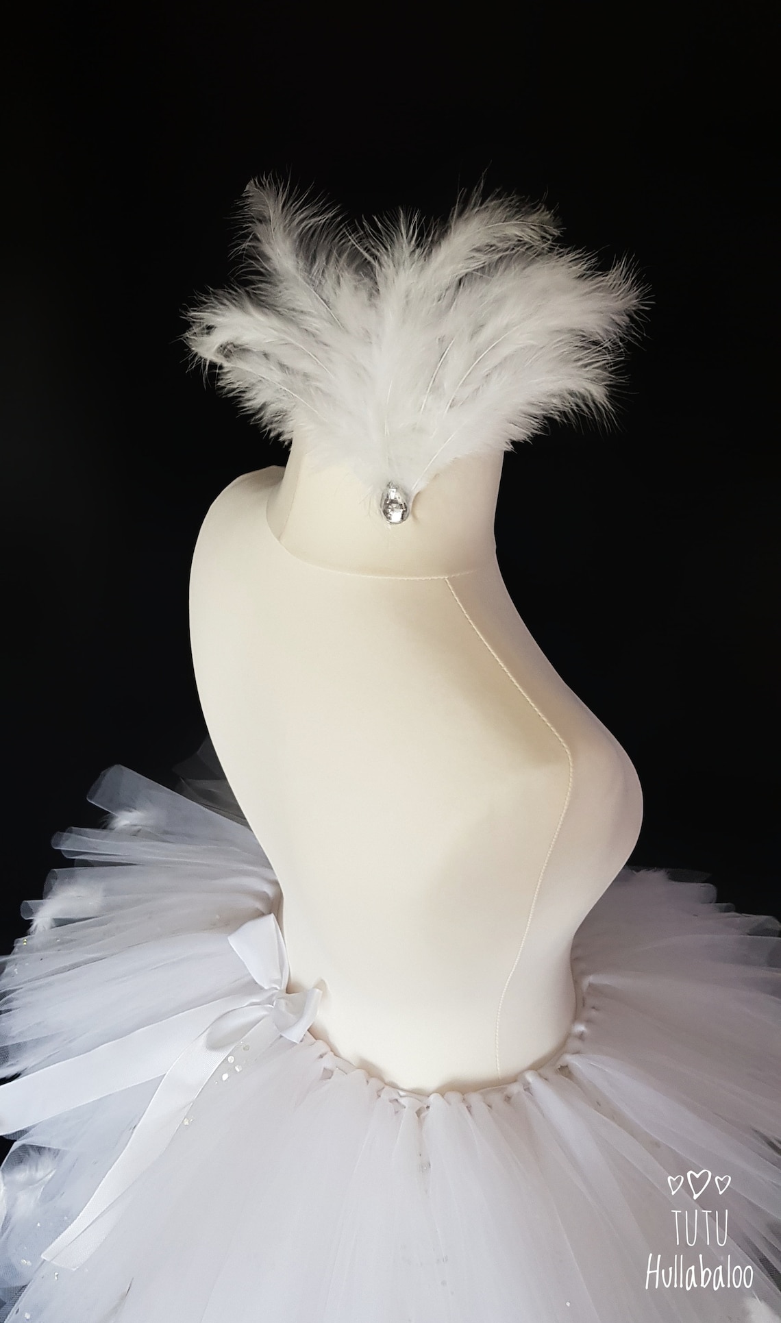 Black and White Swan Tutu Adult Feather Tutu Hen Party - Etsy