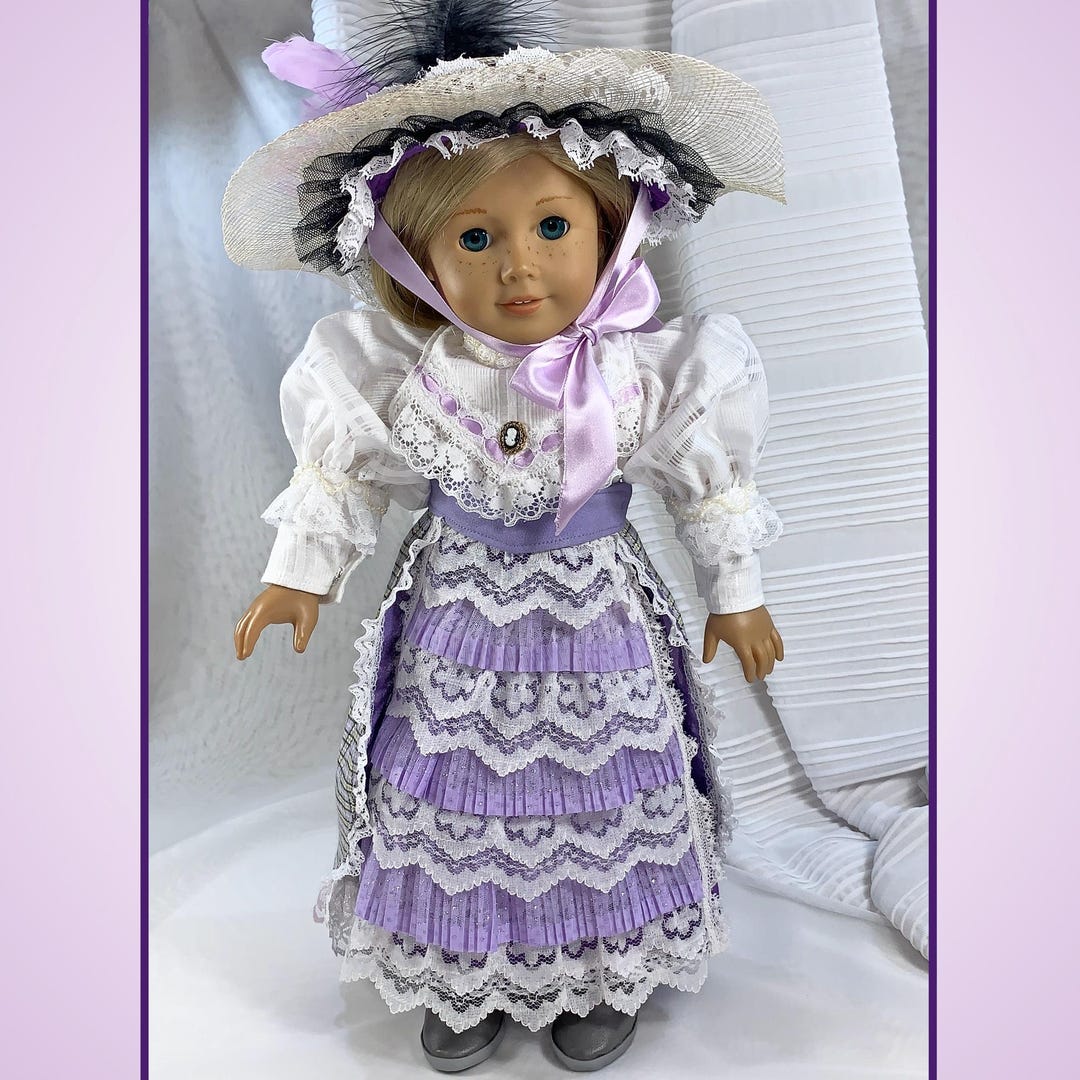 ELEGANCE- Edwardian Walking Ensemble: Overskirt, Skirt, Blouse, Hat ...