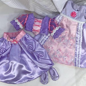 RAPUNZEL 'ROCOCO Swirls' ELABORATE Gown With Couture, Ribbon ...