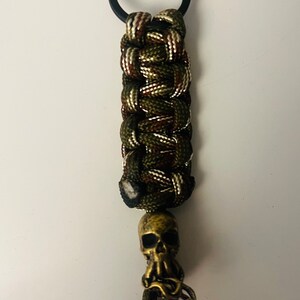 Paracord Keychain With Bead - Etsy