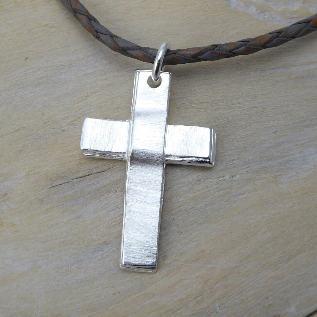 Silver Cross "quentin", Solid and Sturdy Cross for Men, Boys ...