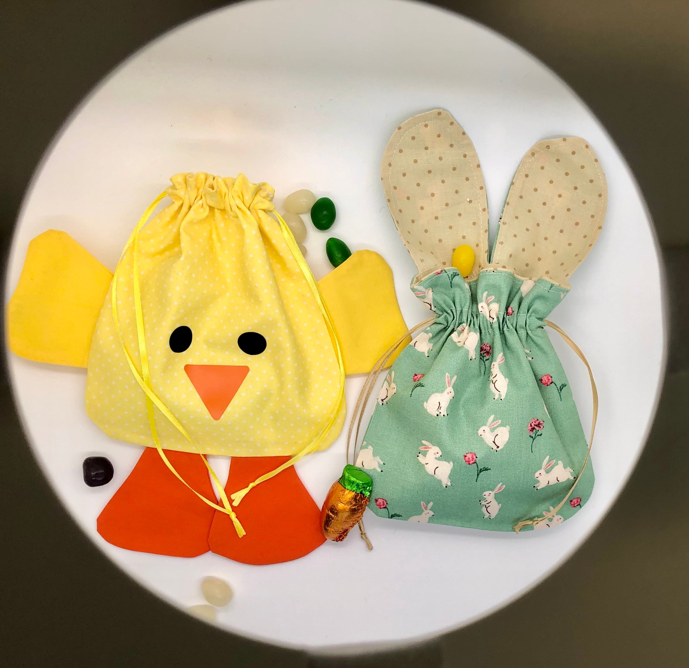 Easter Bunny Treat Bags / Chick Treat Bags Easter Egg Hunt Favors ...