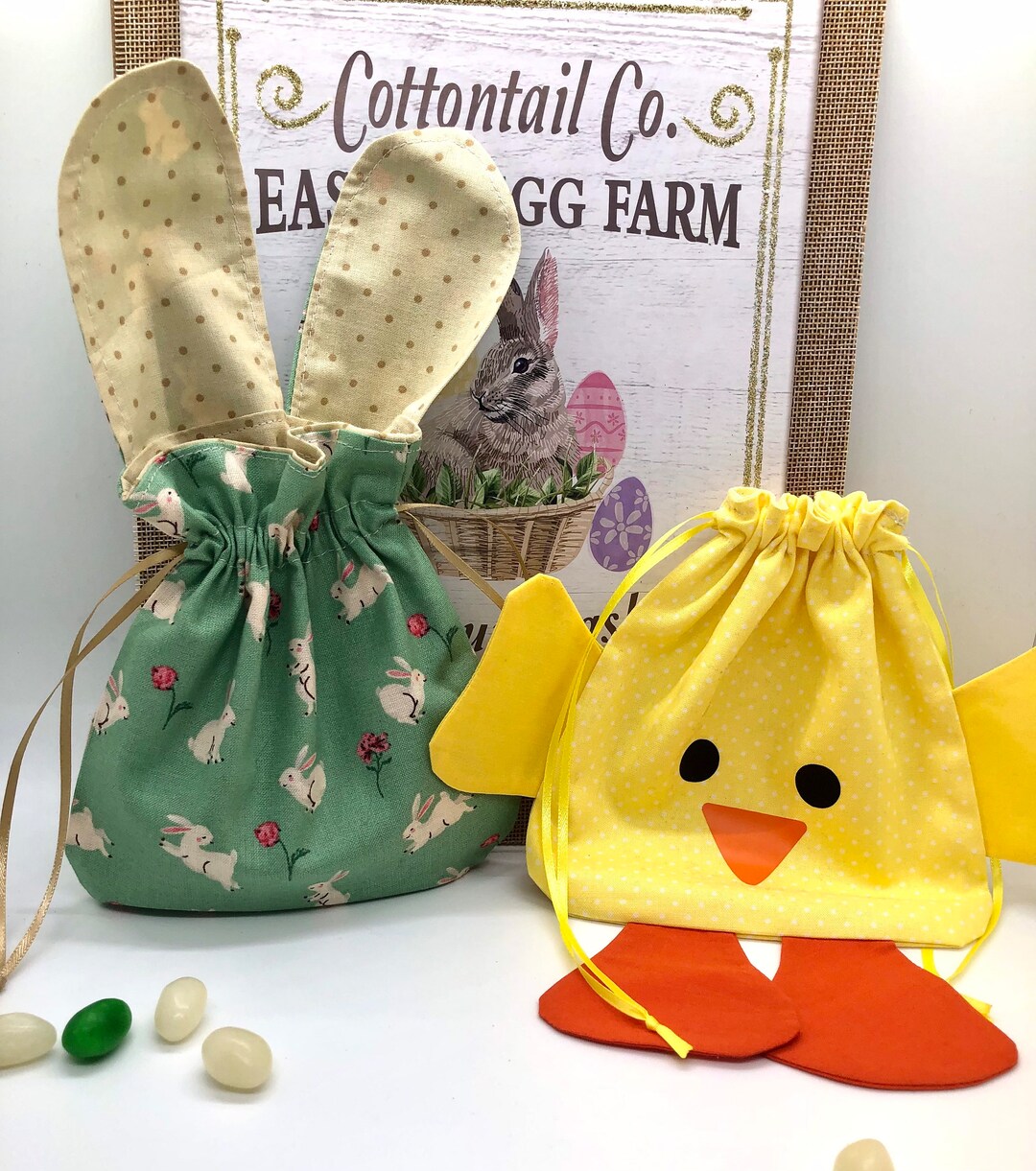 Easter Bunny Treat Bags / Chick Treat Bags Easter Egg Hunt Favors ...