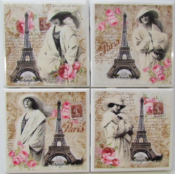 Paris coaster set store