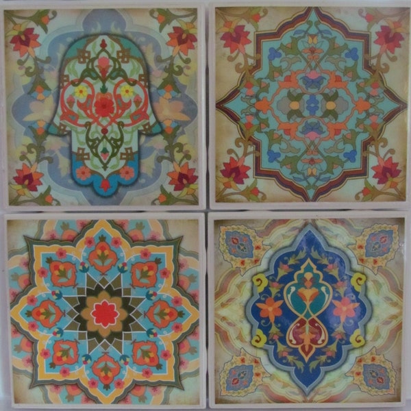 Moroccan Coasters - Etsy