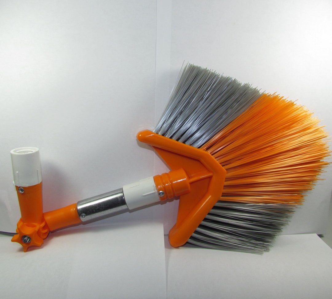 2 Cobweb Duster Brush & Pole Angle Adapter (purchase 3 Orders Get 1 ...