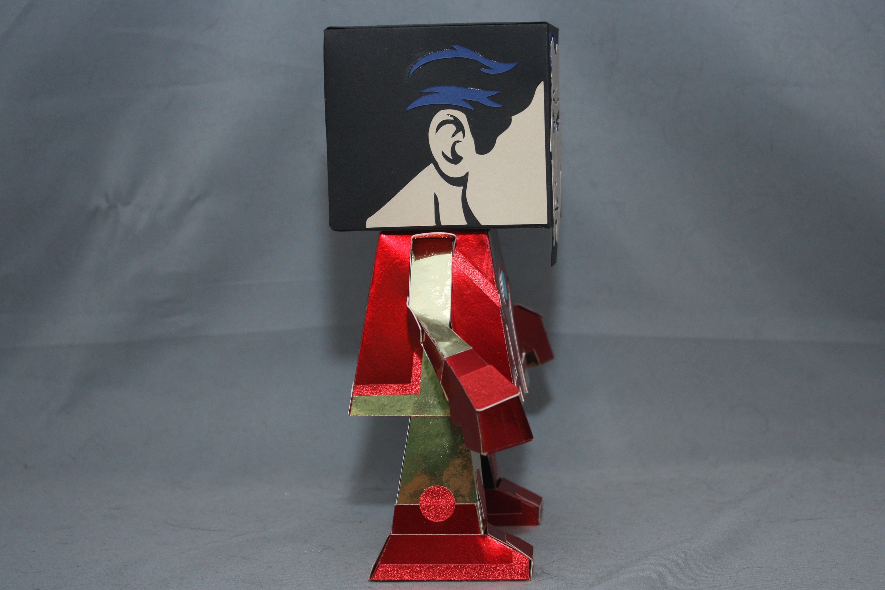 Cube Dude: Iron Man Papercraft - Etsy