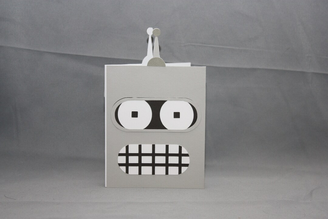 Greeting Dude: Bender Card - Etsy