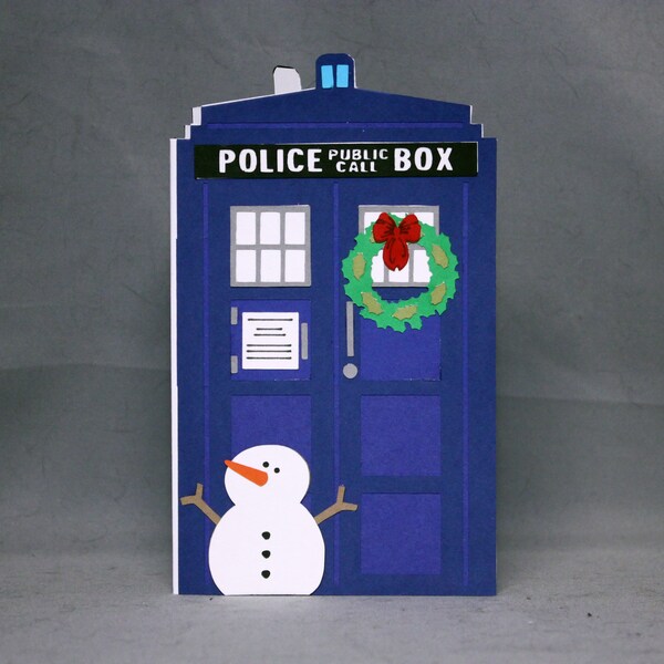 Tardis Christmas - Etsy