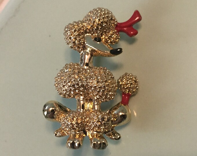 Brooch Pin MID CENTURY POODLE Gerrys French Poodle Standard - Etsy