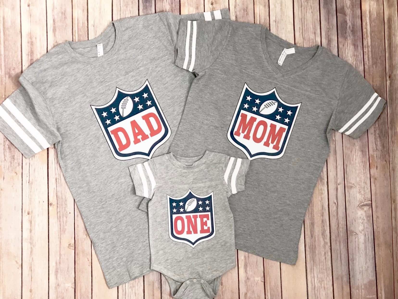 ONE Family Football tee football birthday shirt custom and | Etsy