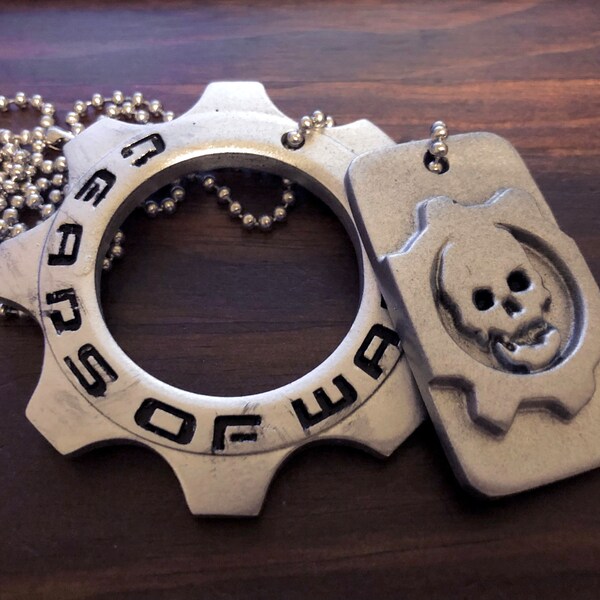Gears of War Cog Tags - Etsy