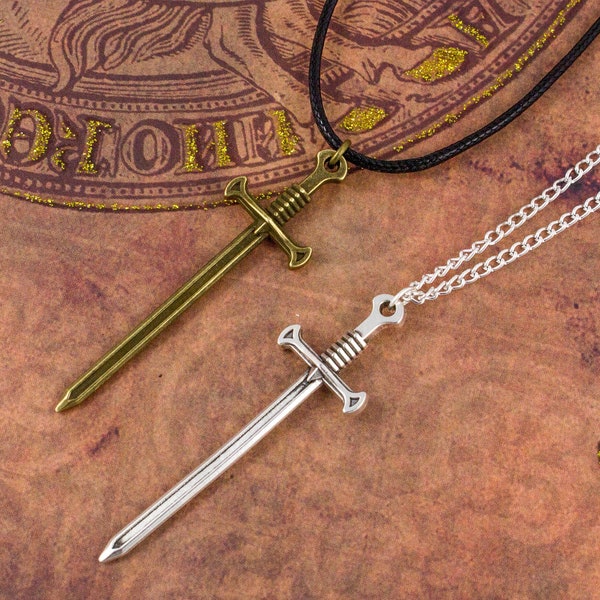 Sword Necklace - Etsy