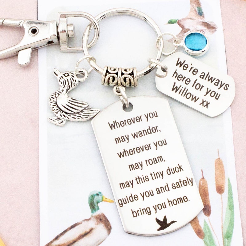 Bird Keyring - Etsy