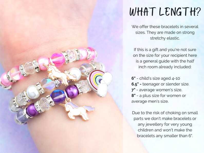 Personalised Bracelet Children's Jewelry Initial | Etsy UK