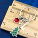 Christmas Keyring, Personalised Gift, Christmas Tree Gifts, Festive ...