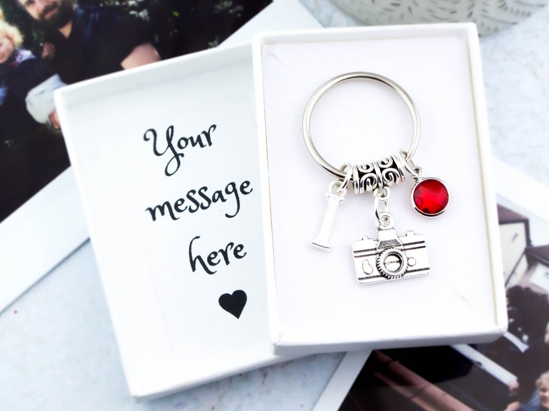Camera Keychain, Personalised Gift, Photographer Gift, Photography ...