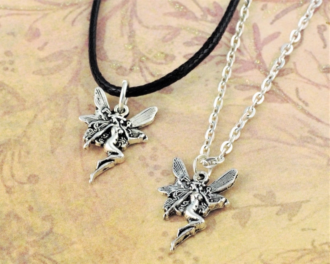 Fairy Necklace, Faerie Jewelry, Pixie Necklace, Pagan Jewellery, Silver ...