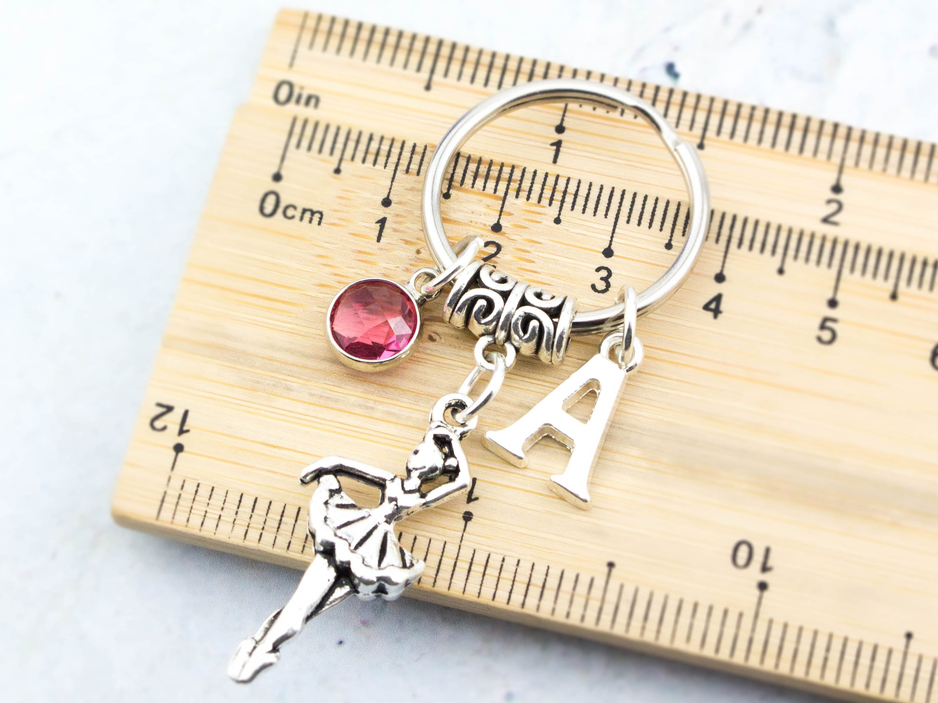 Dance Keyring, Personalised Gift, Dancer Keychain, Bag Charm, Ballet ...