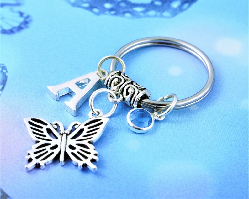 Porte-clés papillon cadeau personnalisé porte-clés papillon | Etsy