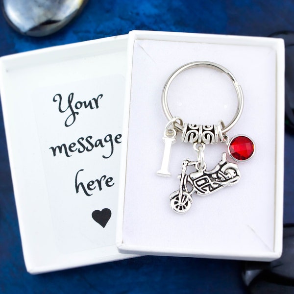 Motorcycle Keychain - Etsy