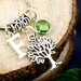 Tree Keyring, Personalised Gift, Nature Keychain, Silver Charm ...