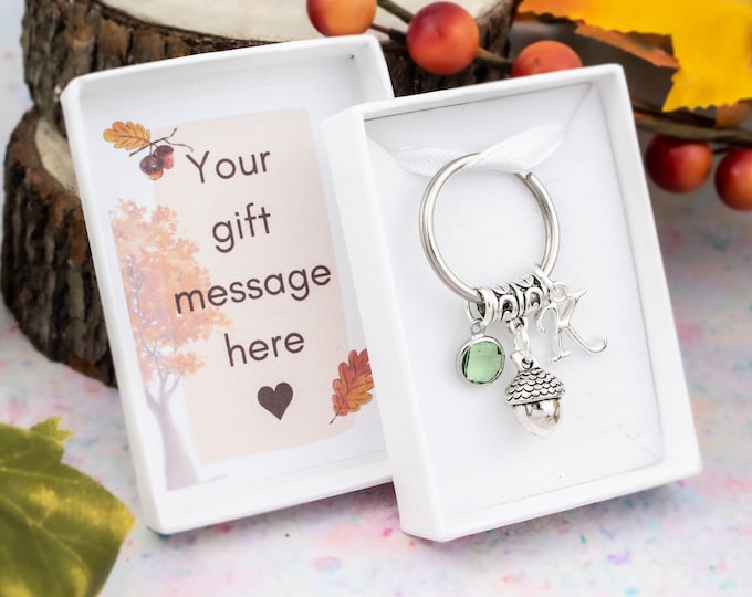 Personalized Acorn Ornament, Farmhouse Christmas Ornaments ...