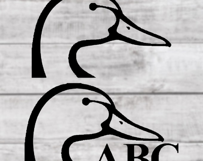 Mallard Duck Outline Decal/sticker (ANY Size!) - Etsy