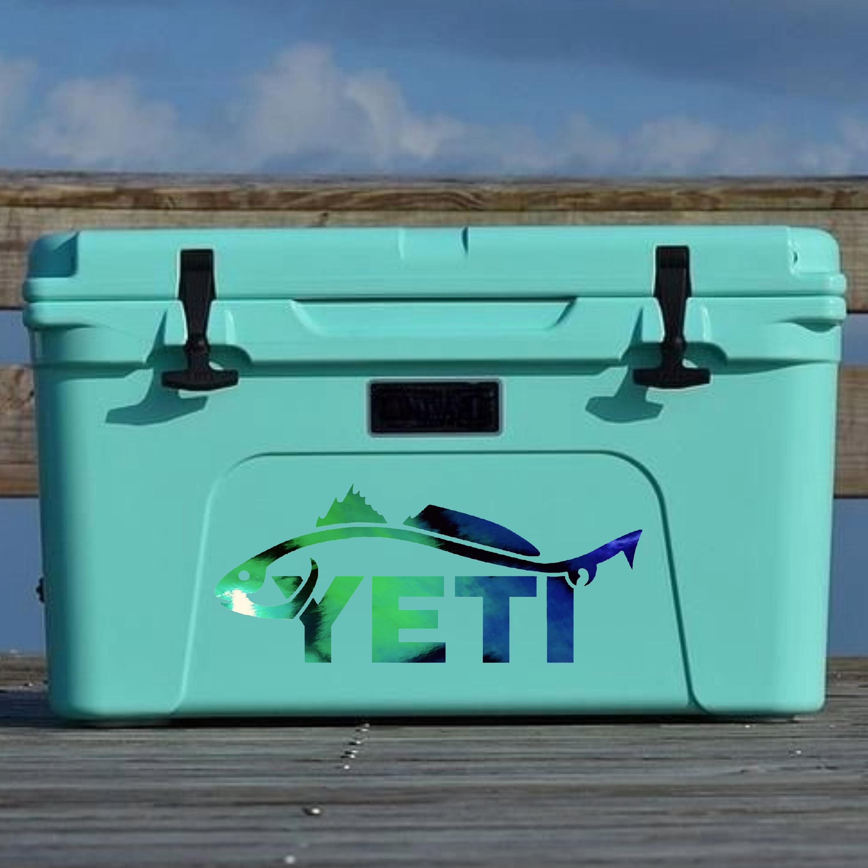 Custom Yeti Redfish Decal (ANY Size!) | Yeti Red Drum Decal | Custom ...