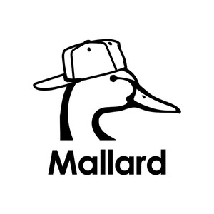 Mallard or Wood Duck With Snapback Backwards Hat Decal/sticker ANY Size ...