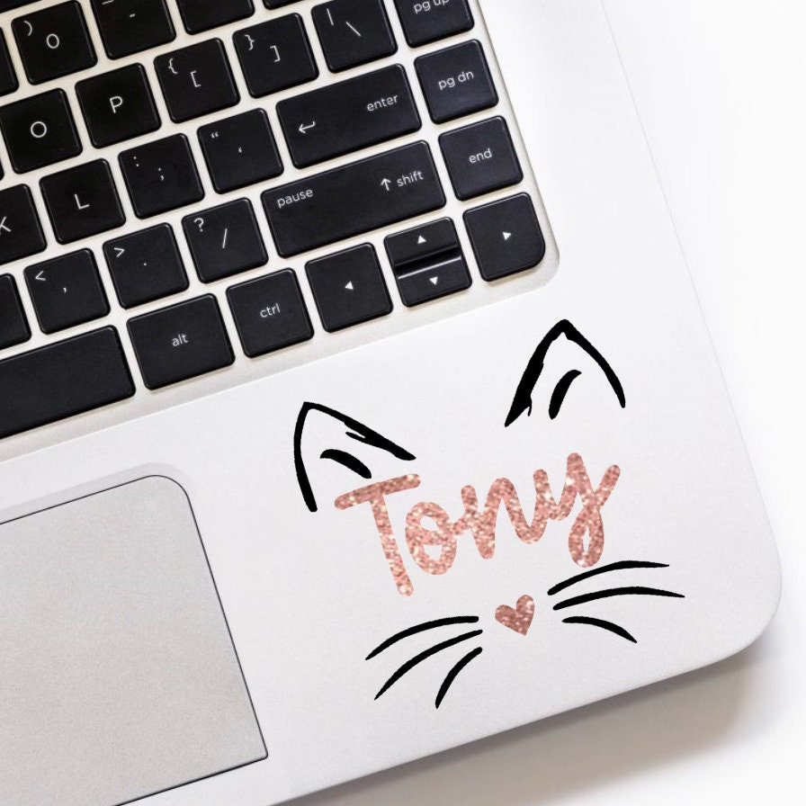 Custom Cat Ears & Whiskers Decal/sticker (ANY Size!) - Etsy