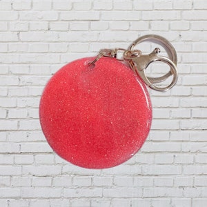 Custom Monogram Glitter Keychain/bag Tag - Etsy