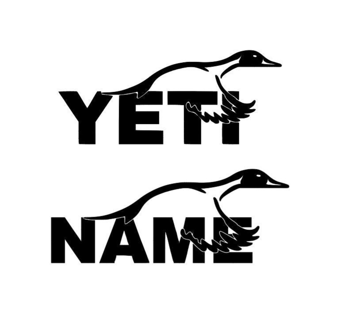 Custom Yeti Duck Decal (ANY Size!) - Etsy