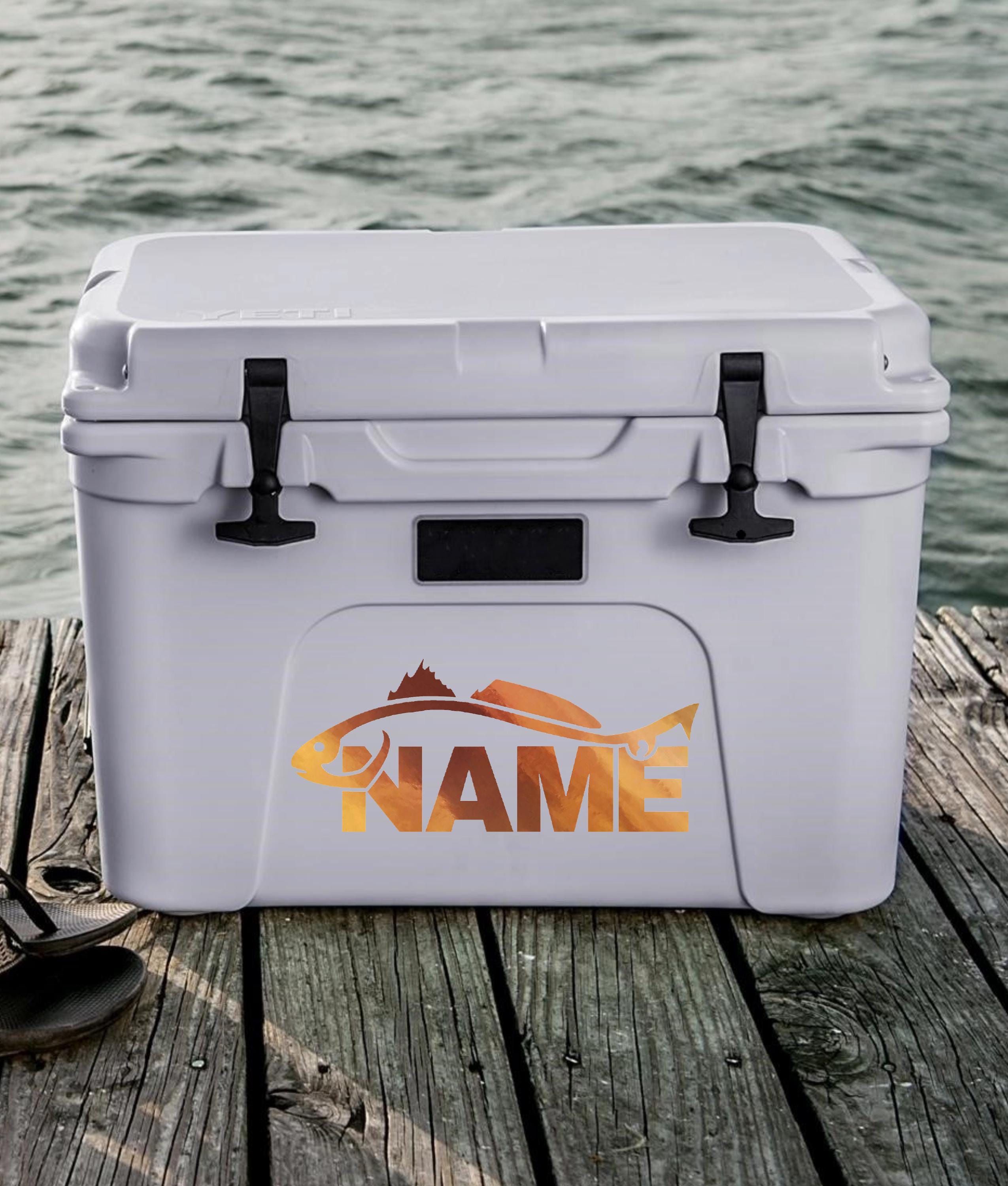 Custom Yeti Redfish Decal (ANY Size!) | Yeti Red Drum Decal | Custom ...