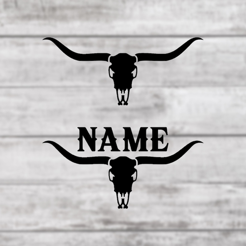 Custom Longhorn Stickers - Etsy UK