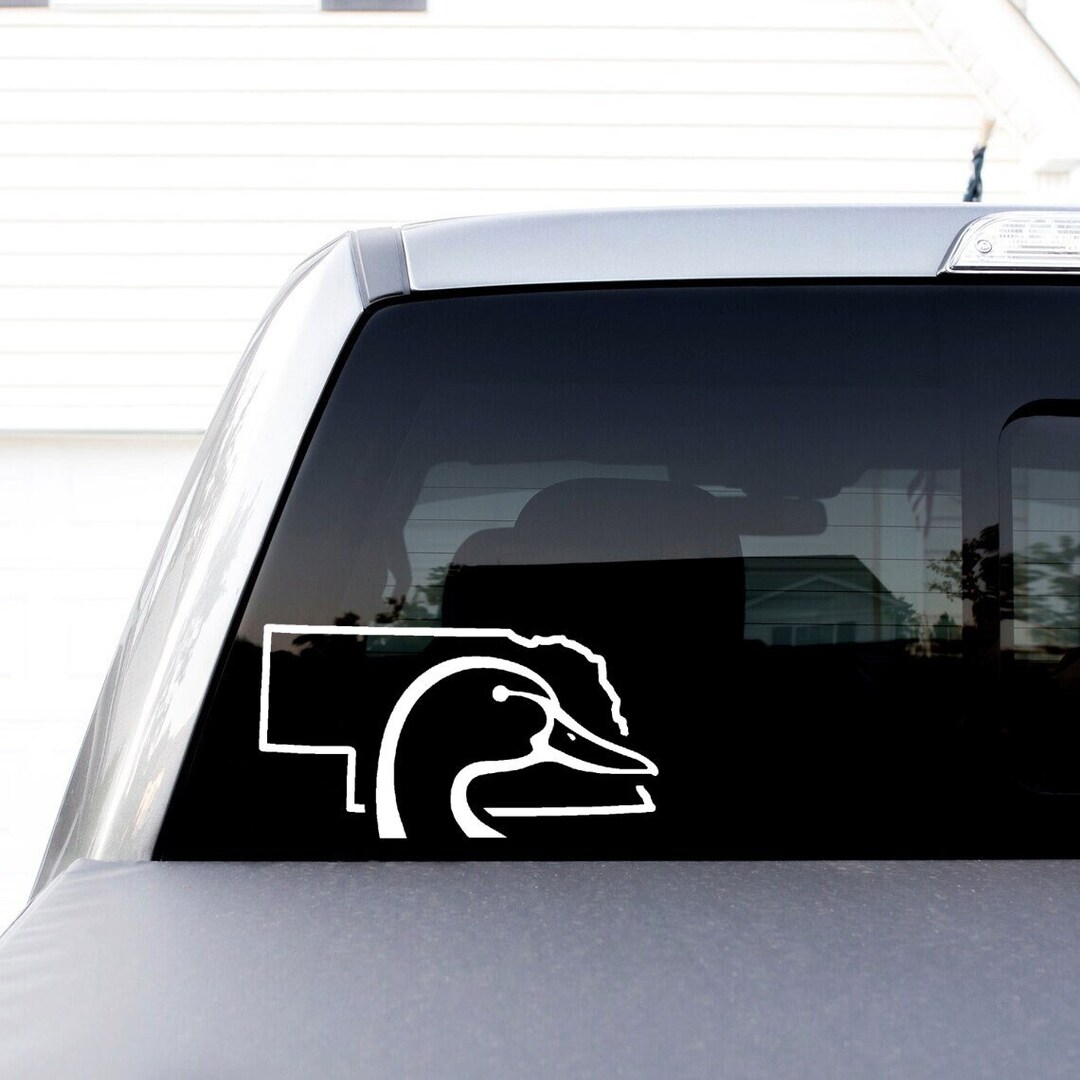 Nebraska Mallard Duck Decal/sticker (ANY Size!) - Etsy