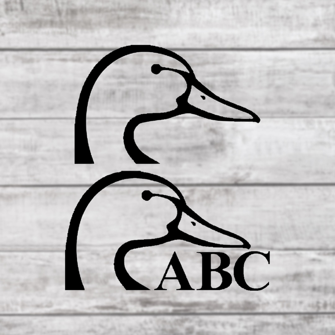 Mallard Duck Outline Decal/sticker (ANY Size!) - Etsy