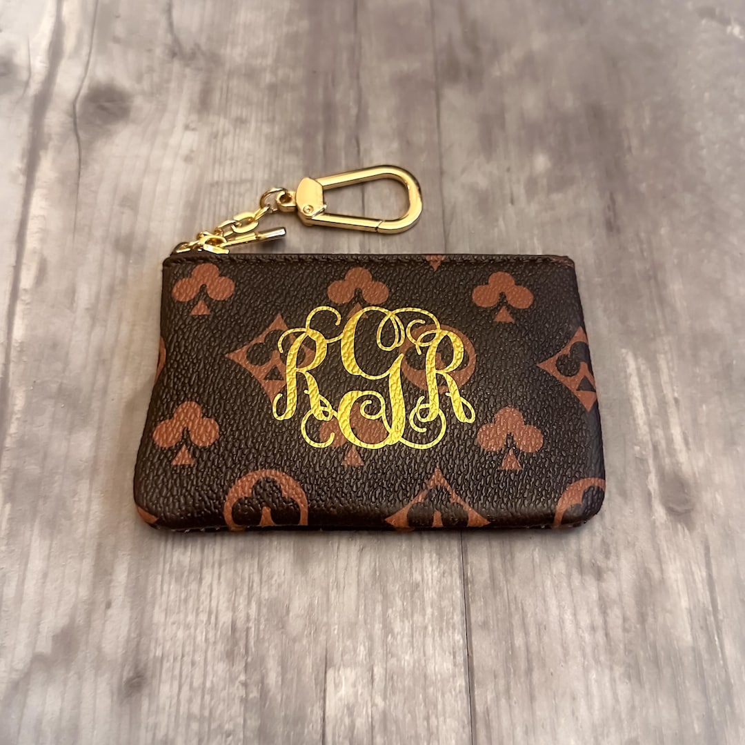 Custom Coin Purse Wallet Keychain | Keychain Wallet | Monogram Wallet ...